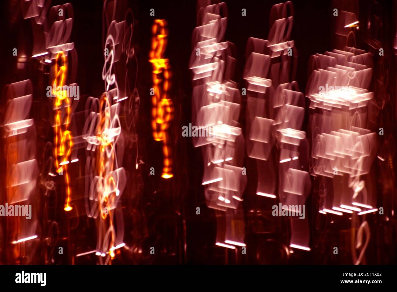 Abstract colorful background. Long exposure movement of lights Stock ...