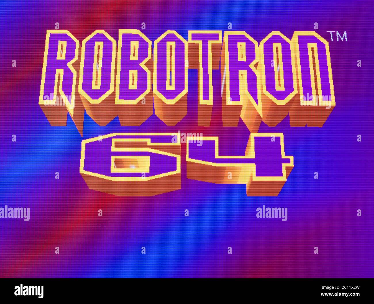 Robotron 64 - Nintendo 64 Videogame - Editorial use only Stock Photo ...