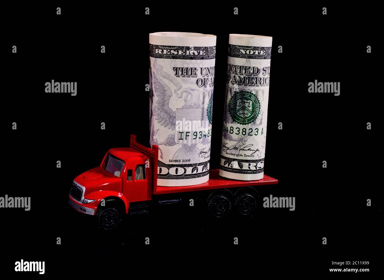 Transportation of Money Stock Photo - Alamy