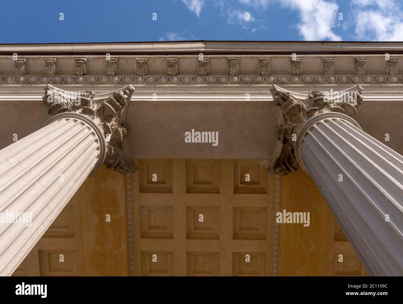 Ionian column capital architectural detail Stock Photo - Alamy