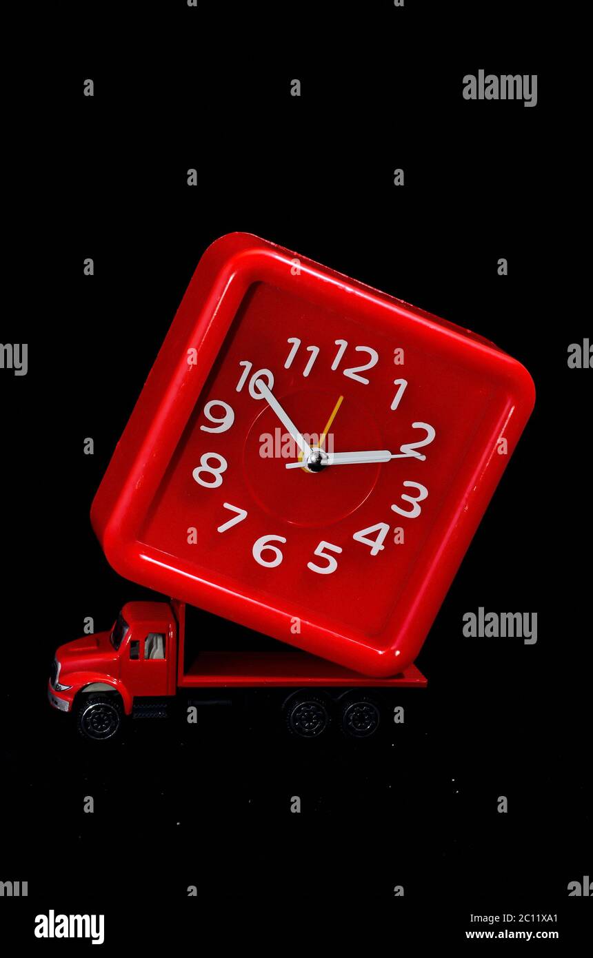 Time Transportation Concept Stock Photo - Alamy