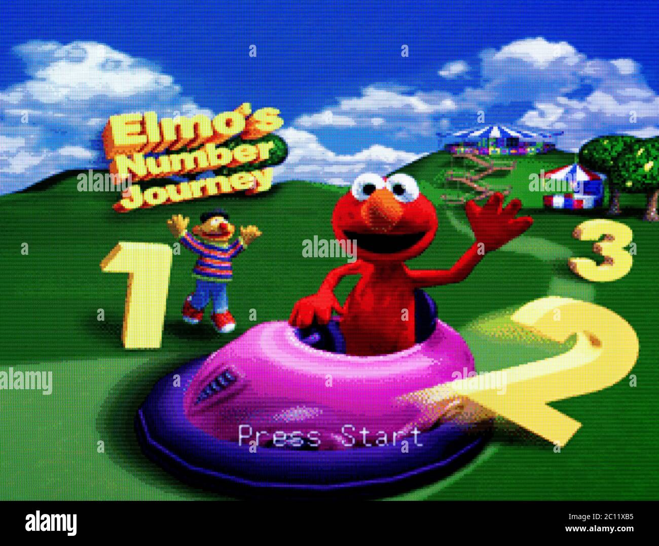 Elmo's Number Adventure - Nintendo 64 Videogame - Editorial use only ...