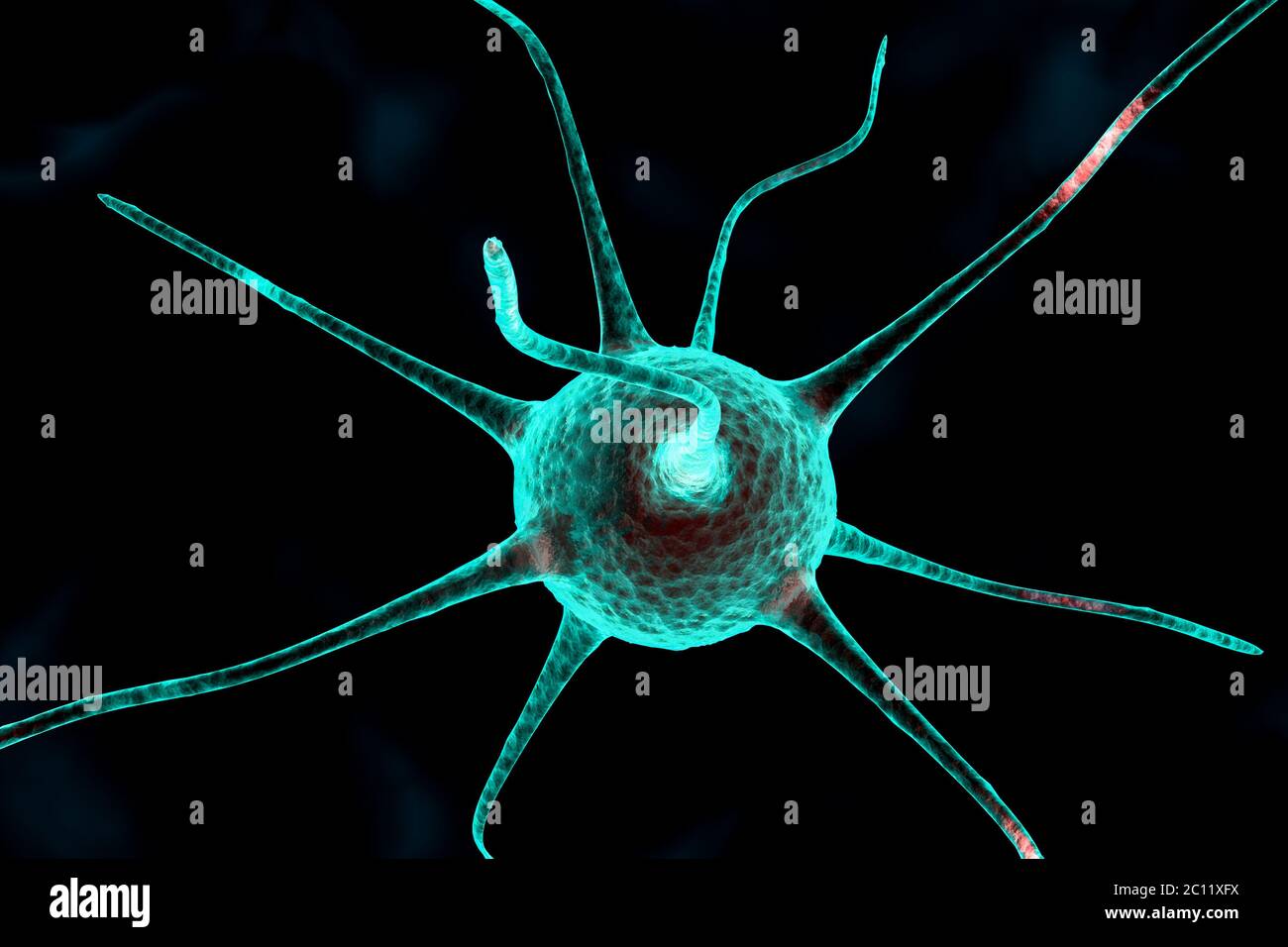 3d nerve cell Stock Photo - Alamy