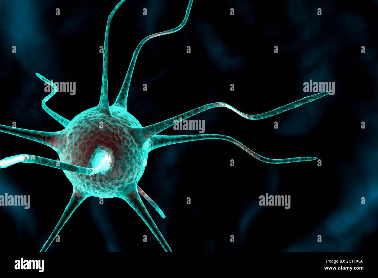 3d nerve cell Stock Photo - Alamy