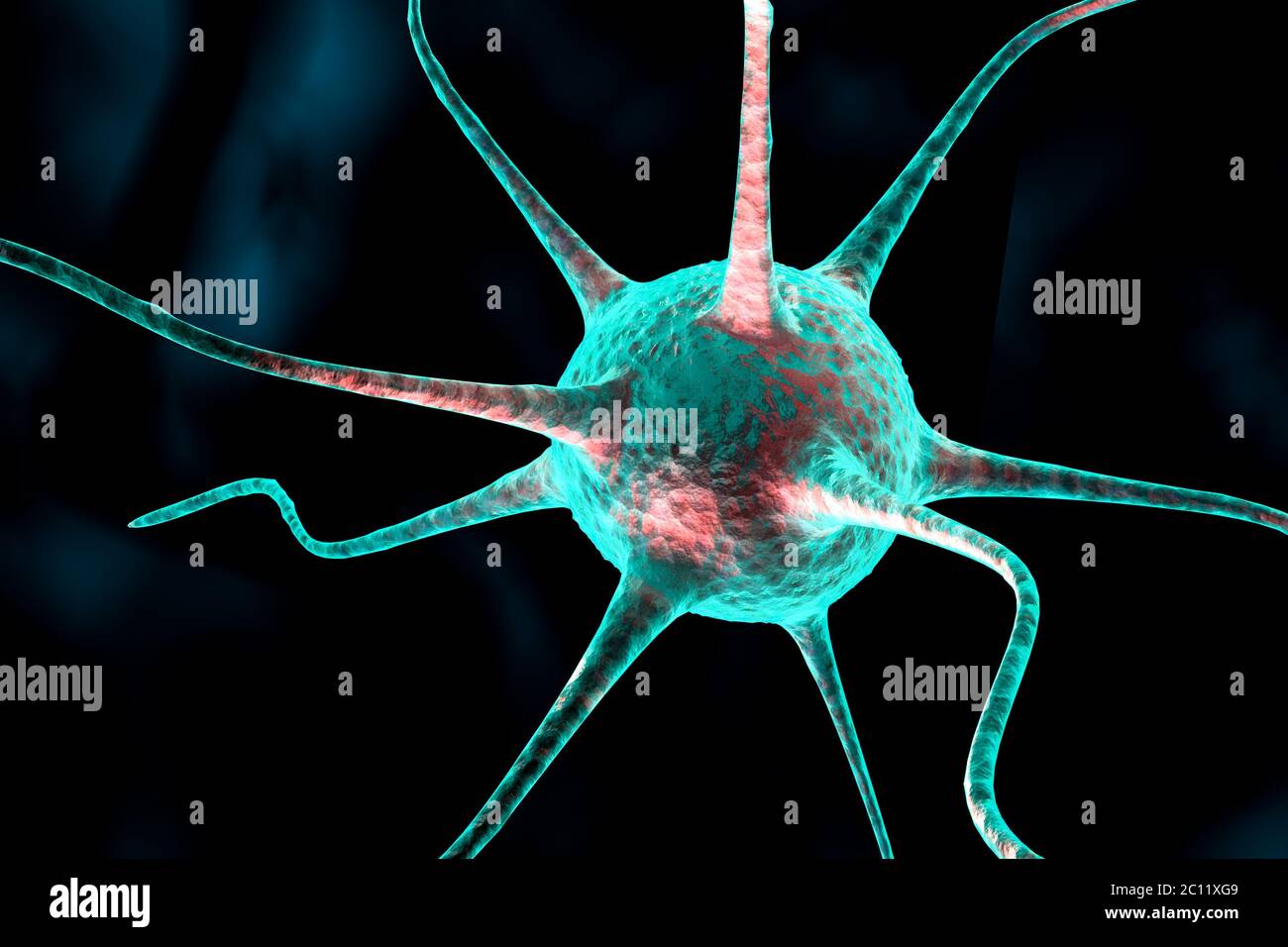 3d nerve cell hi-res stock photography and images - Alamy