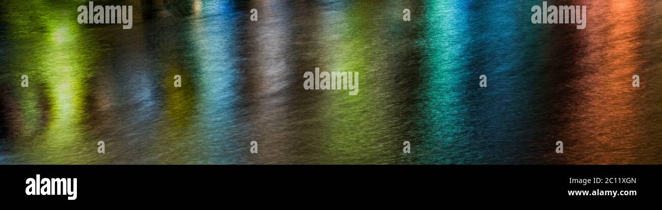 Abstract lights and water pattern Stock Photo - Alamy