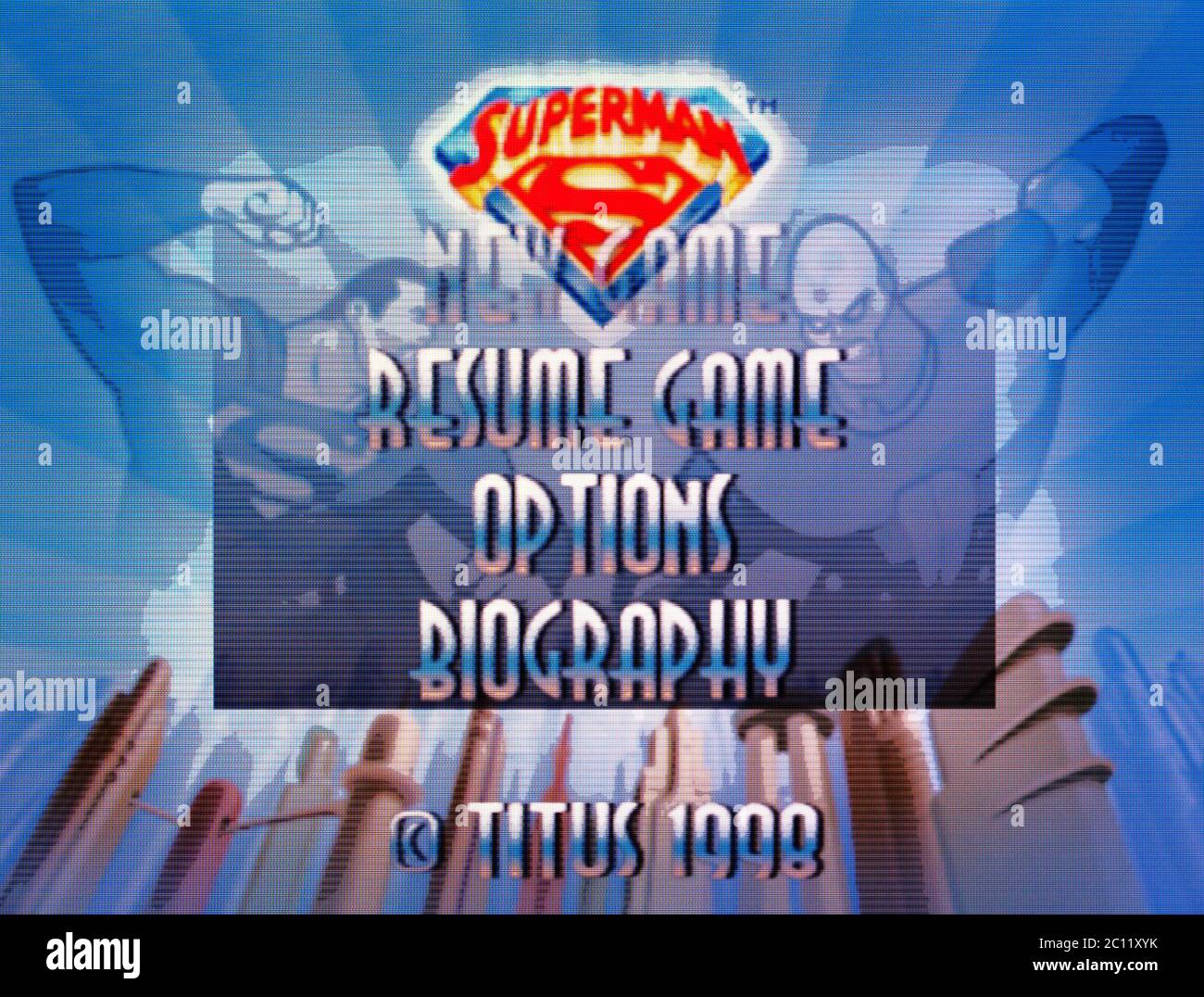 Superman - Nintendo 64 Videogame - Editorial use only Stock Photo - Alamy