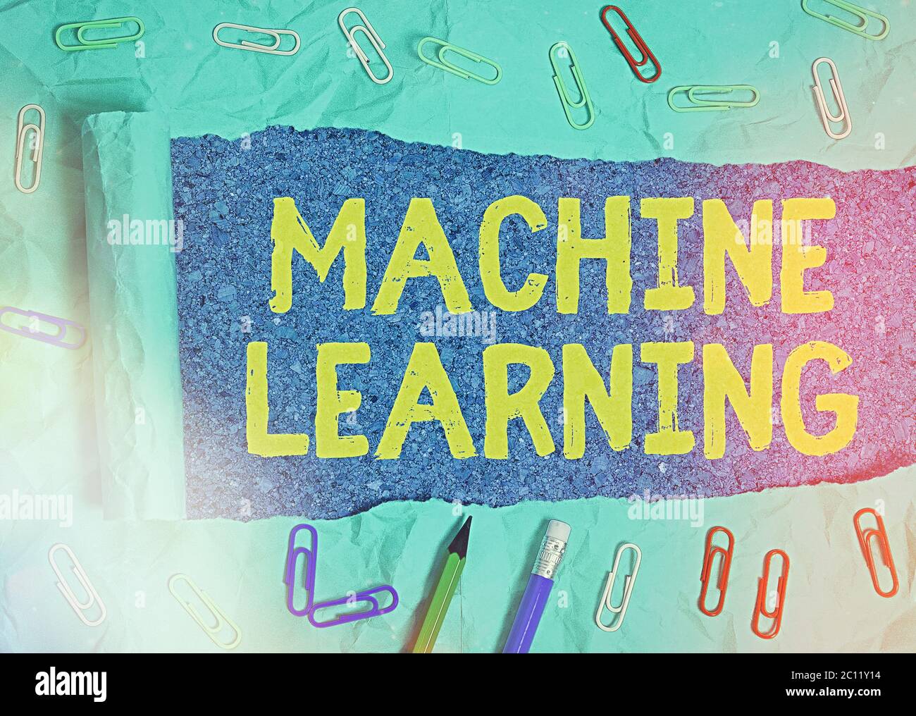 Conceptual hand writing showing Machine Learning. Concept meaning the ...