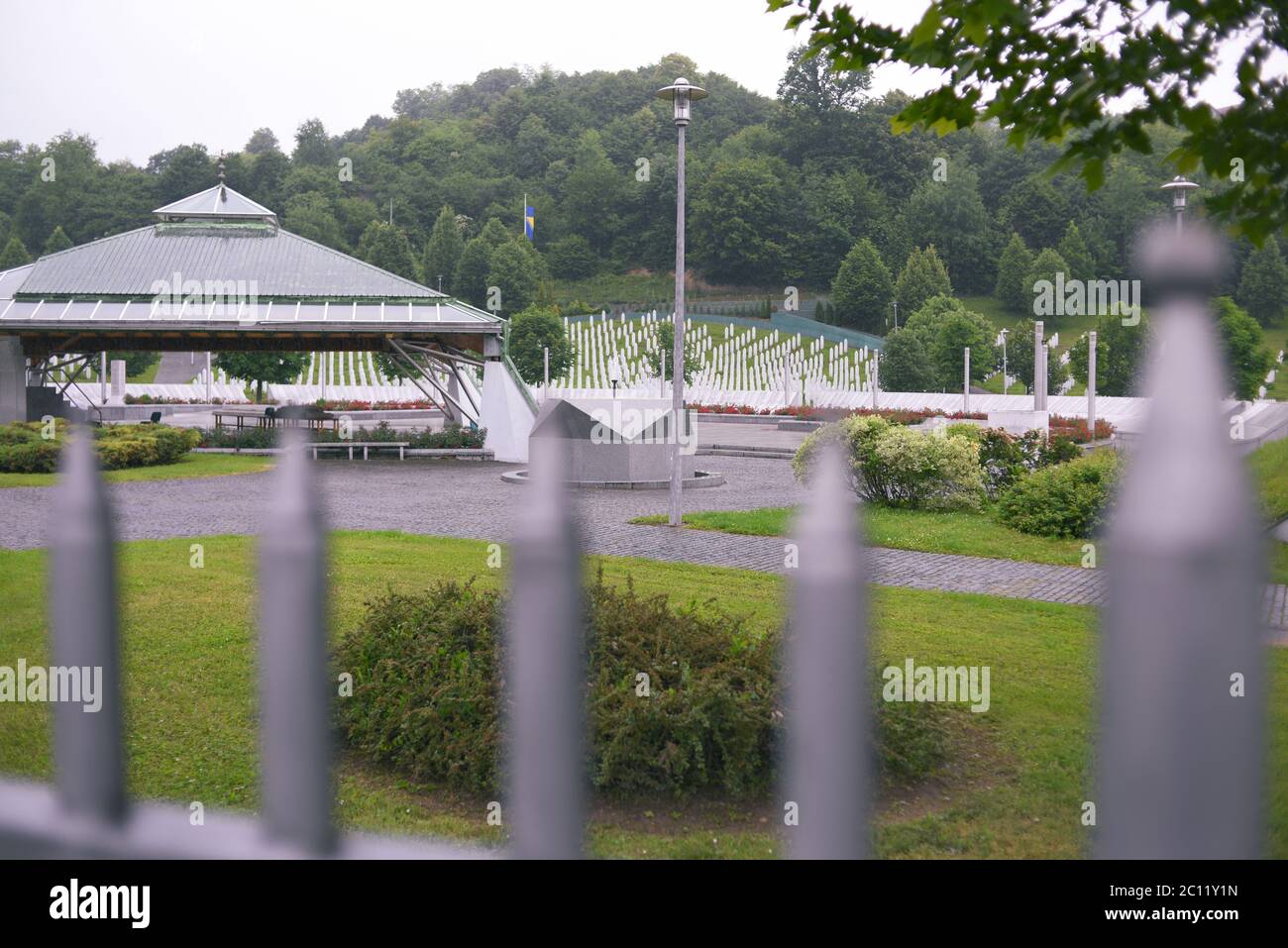 Srebrenica, Bosnia-Herzegovina, June 01 2020: Srebrenica-Potocari ...