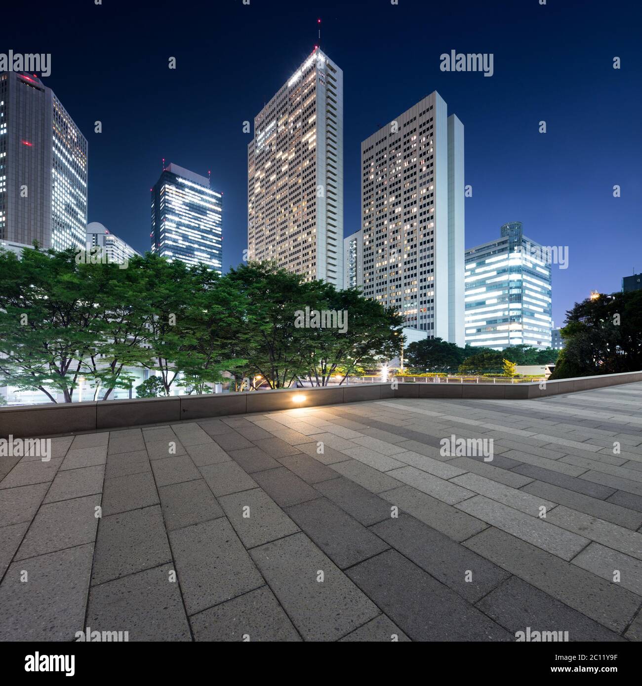 modern buildings in tokyo at twilight Stock Photo - Alamy