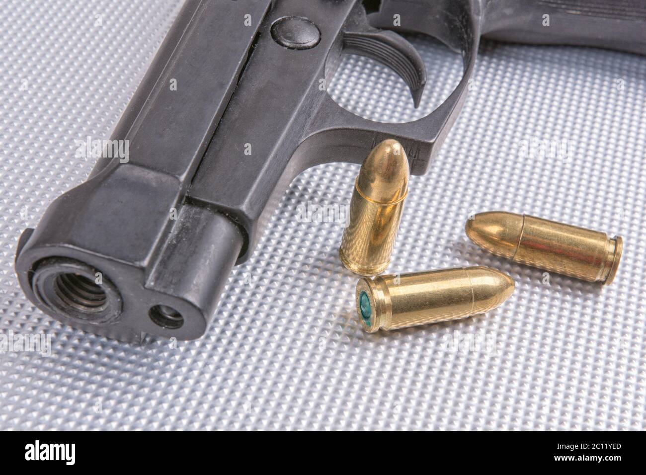 Pistol gun bullets police hi-res stock photography and images - Alamy