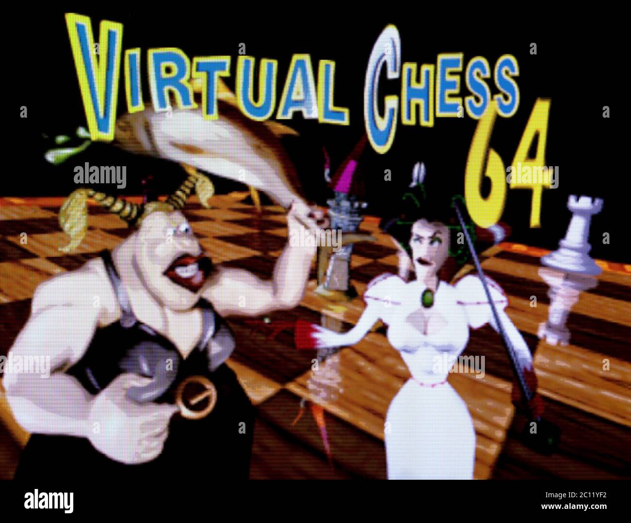 Virtual Chess 64 - Nintendo 64 Videogame - Editorial use only Stock ...