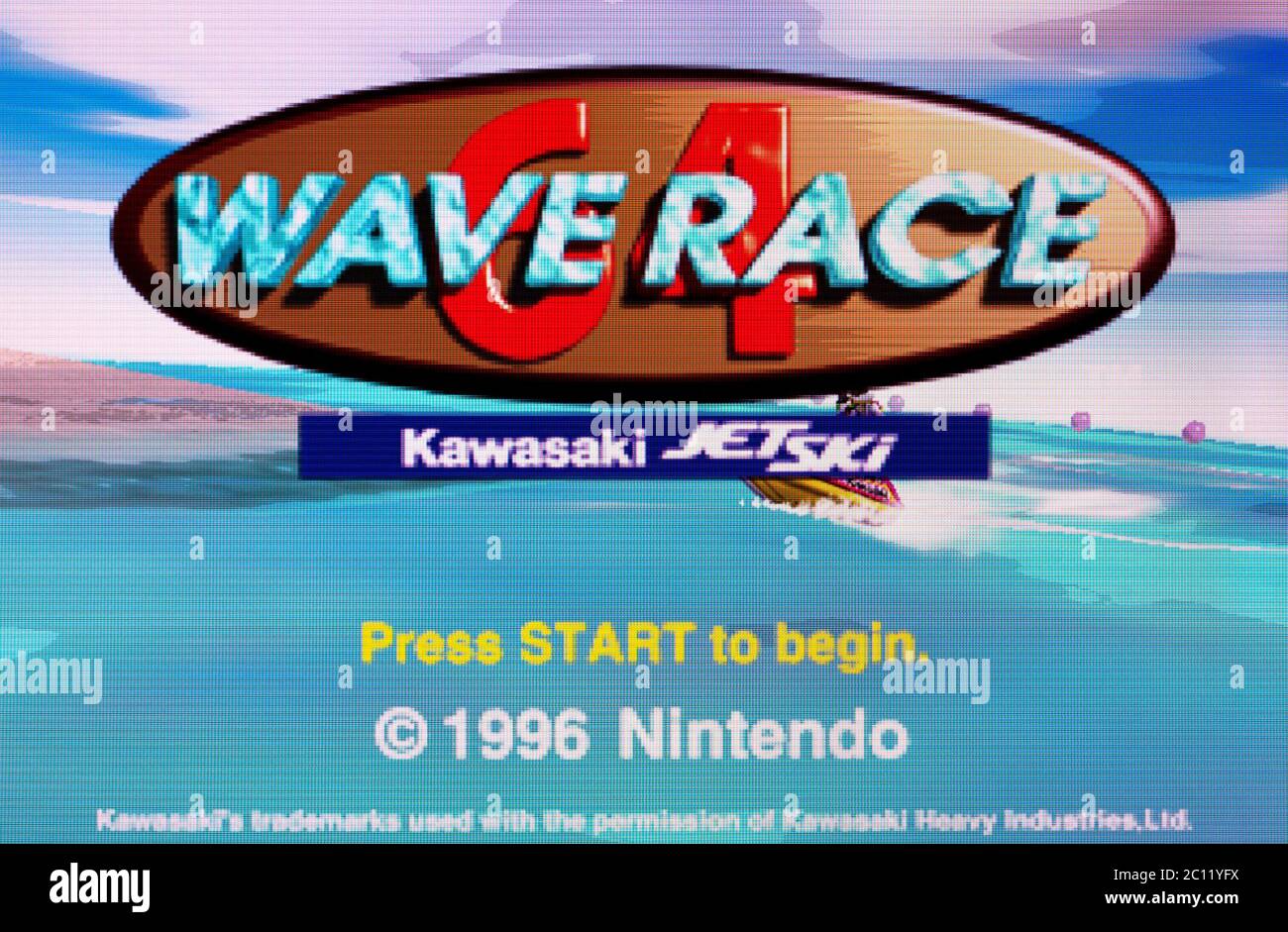 Wave Race 64 - Nintendo 64 Videogame - Editorial use only Stock Photo ...