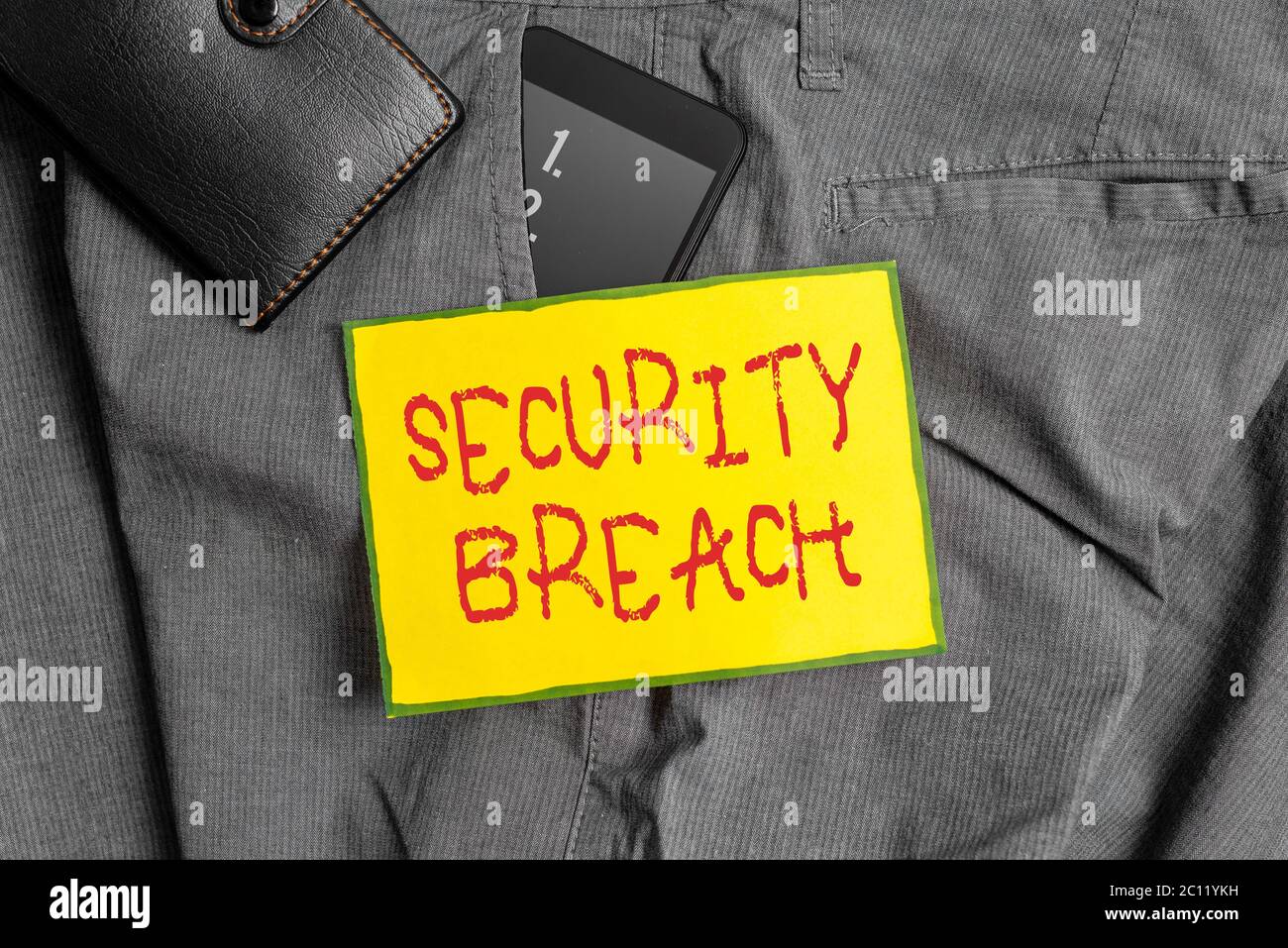 Conceptual hand writing showing Security Breach. Concept meaning ...