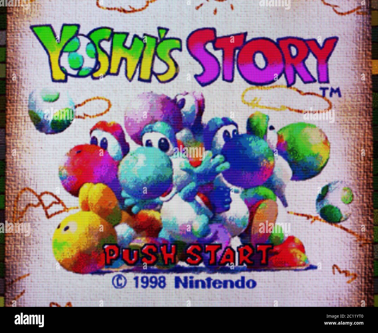 Yoshi's Story - Nintendo 64 Videogame - Editorial use only Stock Photo ...