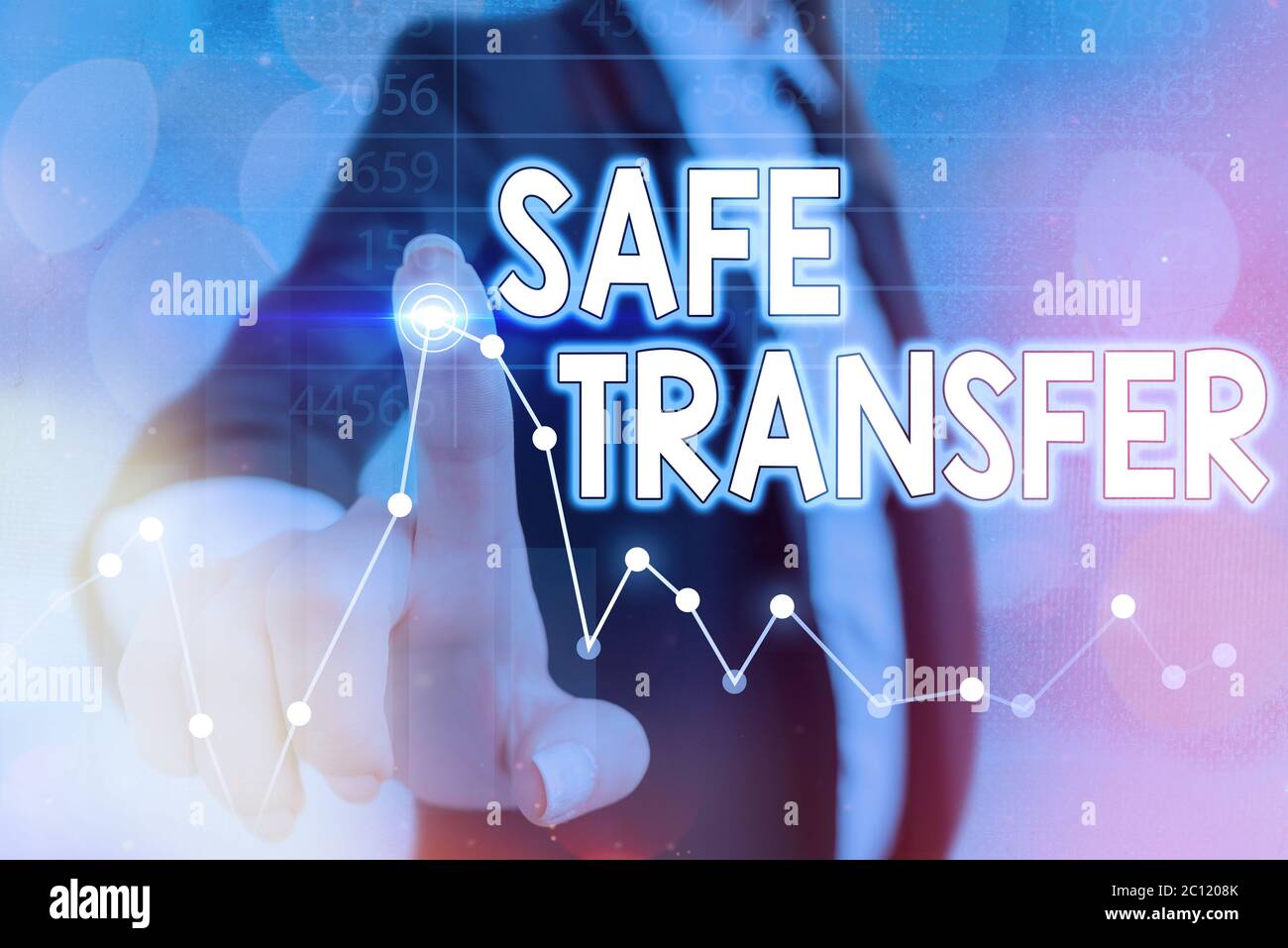 Conceptual hand writing showing Safe Transfer. Concept meaning ...