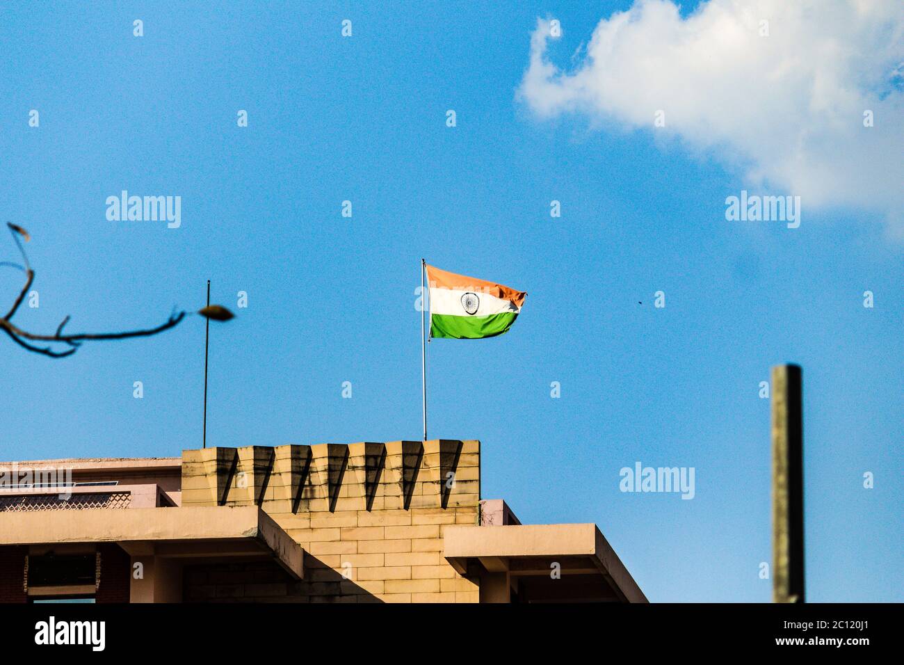 The Ministry of External Affairs located in New Delhi in India. A ...