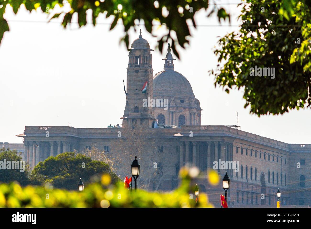 The Ministry of External Affairs located in New Delhi in India. A ...