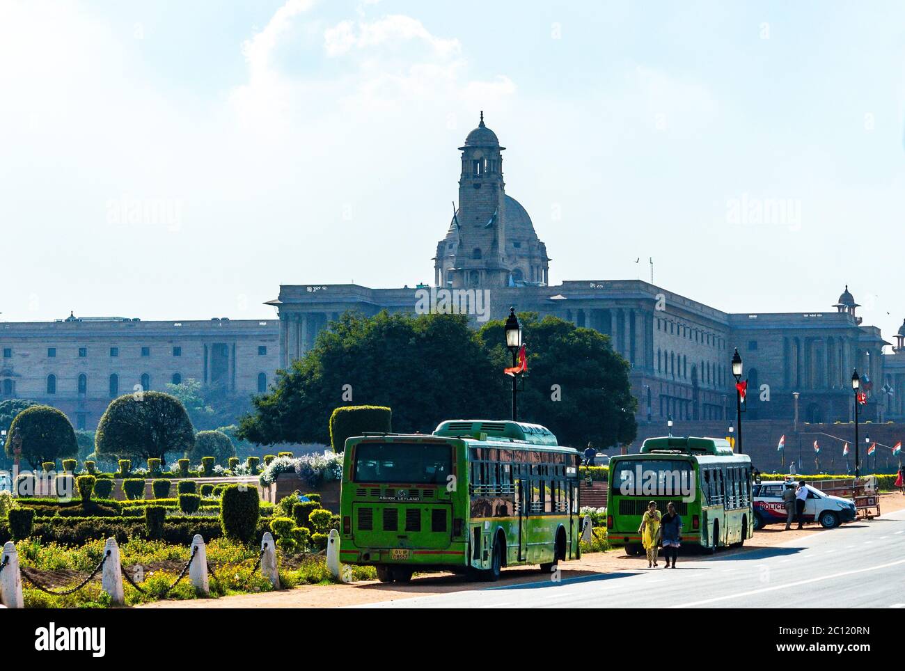 The Ministry of External Affairs located in New Delhi in India. A ...