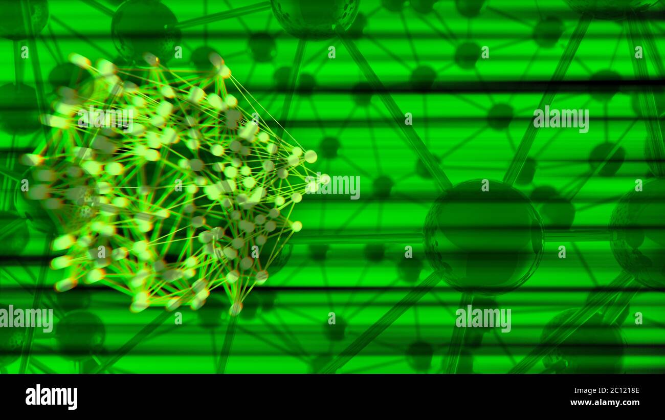 Molecular Geometric Chaos Abstract Structure Science Technology Network Connection Hi Tech