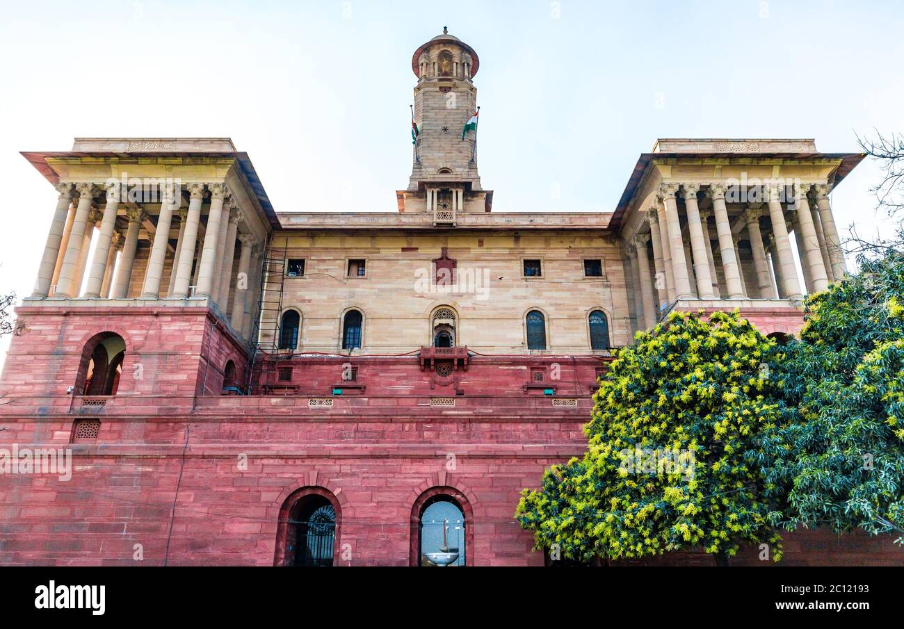 The Ministry of External Affairs located in New Delhi in India. A ...