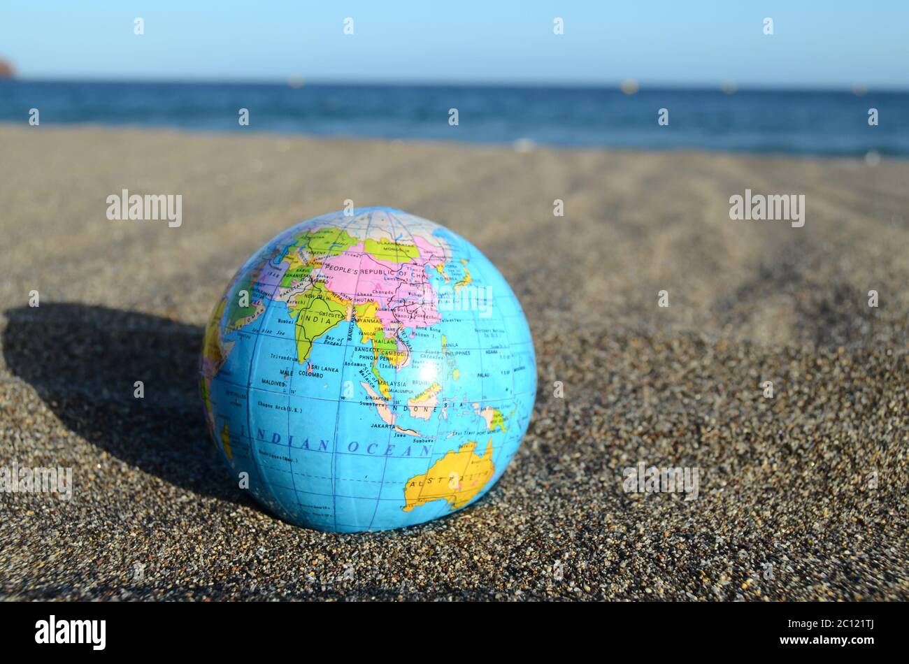 Map of pacific beach hi-res stock photography and images - Alamy