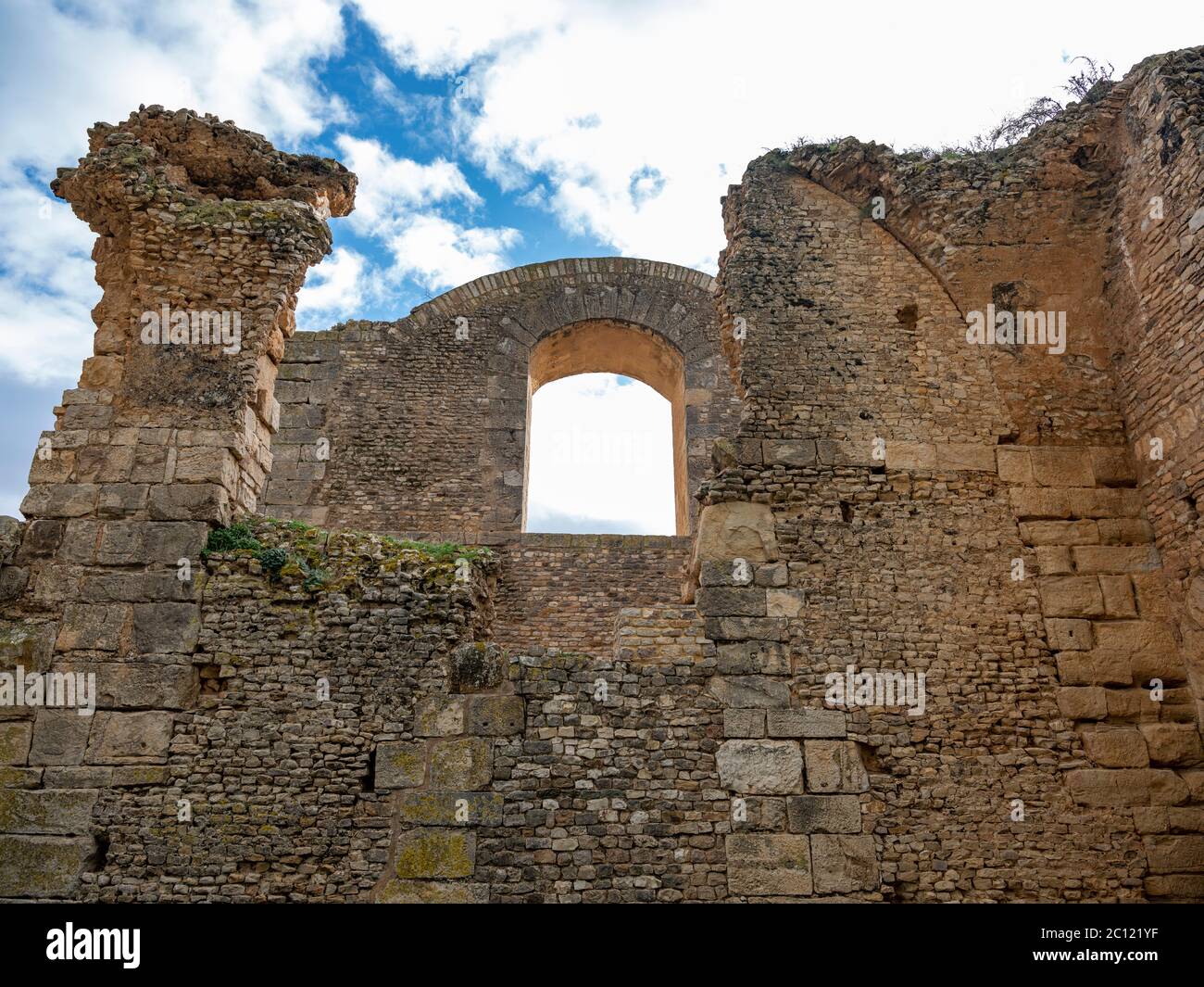 The archeological site of Bulla Regia, Tunisia, noted for Roman ruins ...