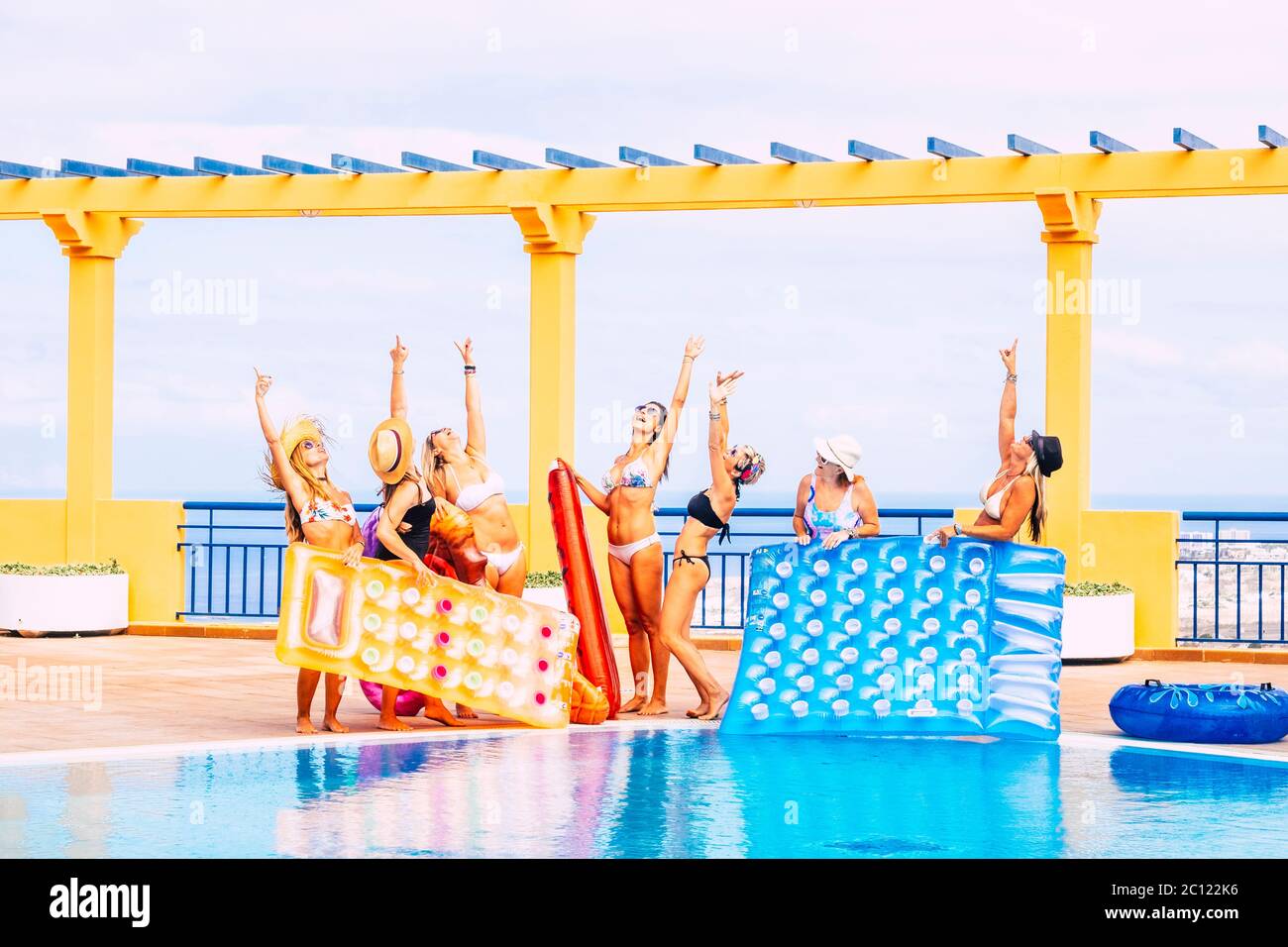 Pool Party Bikini High Resolution Stock Photography and Images - Alamy