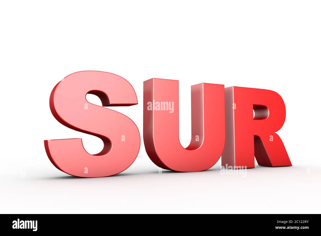 3d illustration sign sur Stock Photo - Alamy