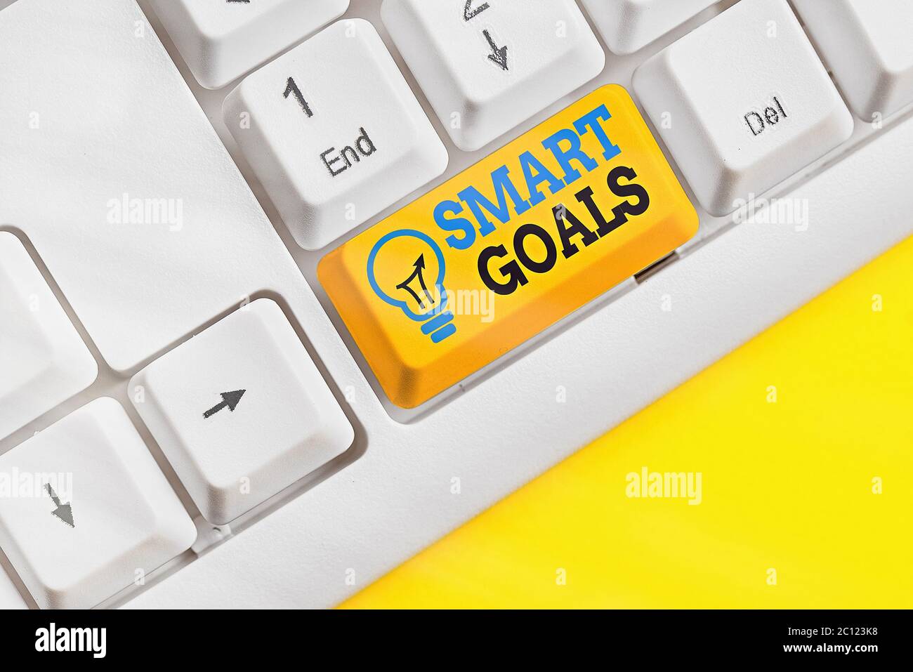 Conceptual hand writing showing Smart Goals. Concept meaning mnemonic ...