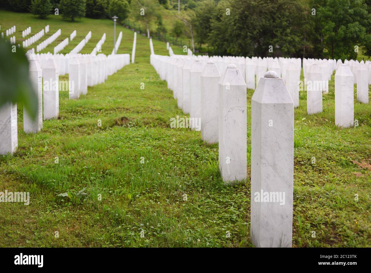 Srebrenica, Bosnia-Herzegovina, June 01 2020: Srebrenica-Potocari ...