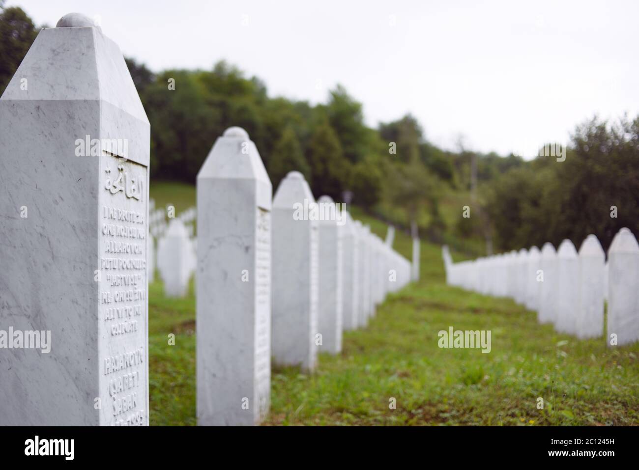 Srebrenica, Bosnia-Herzegovina, June 01 2020: Srebrenica-Potocari ...