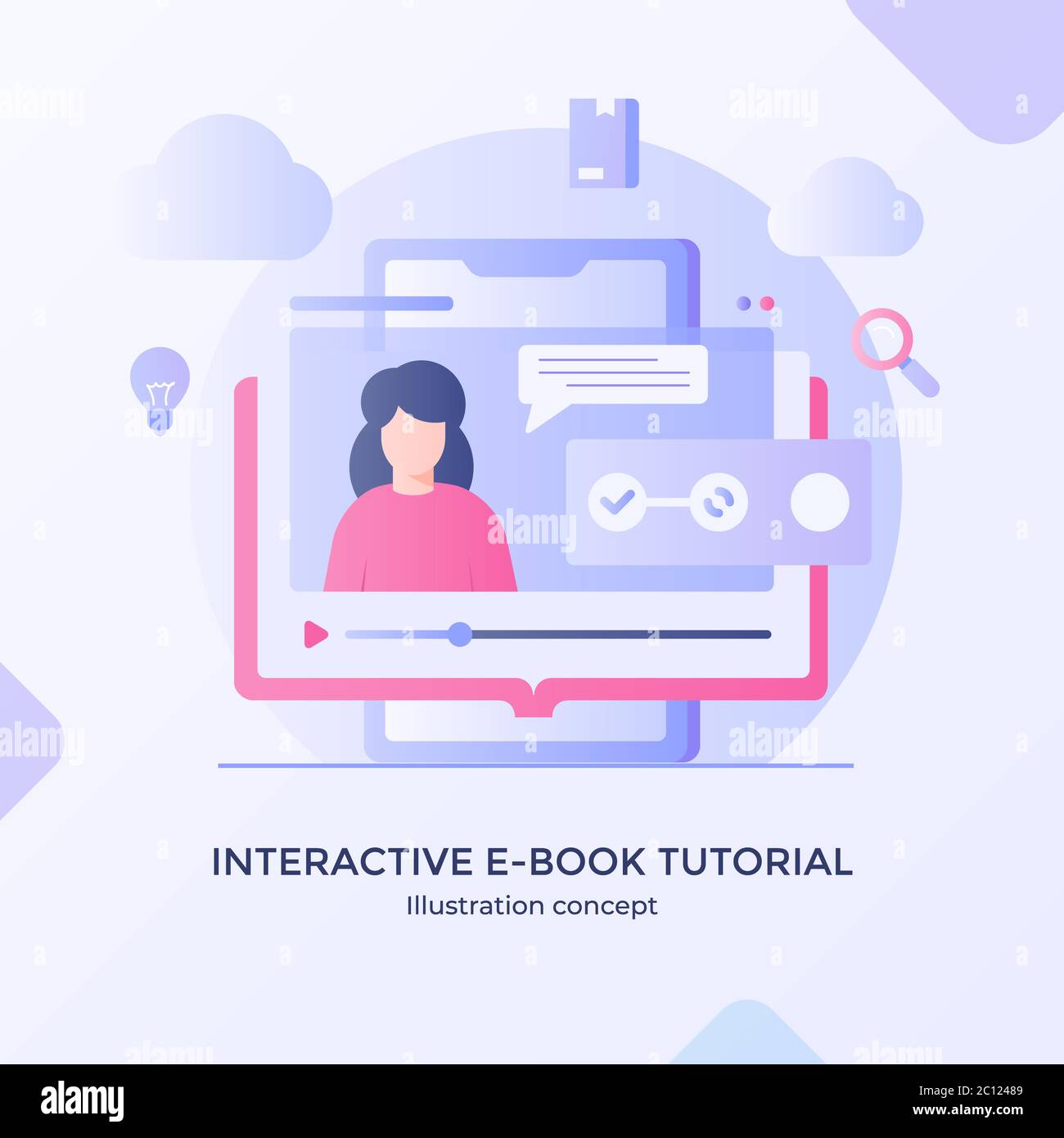 Interactive e-book tutorial technology digital video training with ...