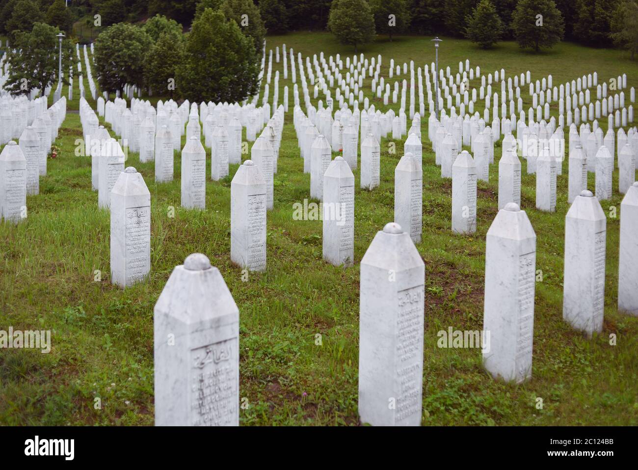 Srebrenica, Bosnia-Herzegovina, June 01 2020: Srebrenica-Potocari ...