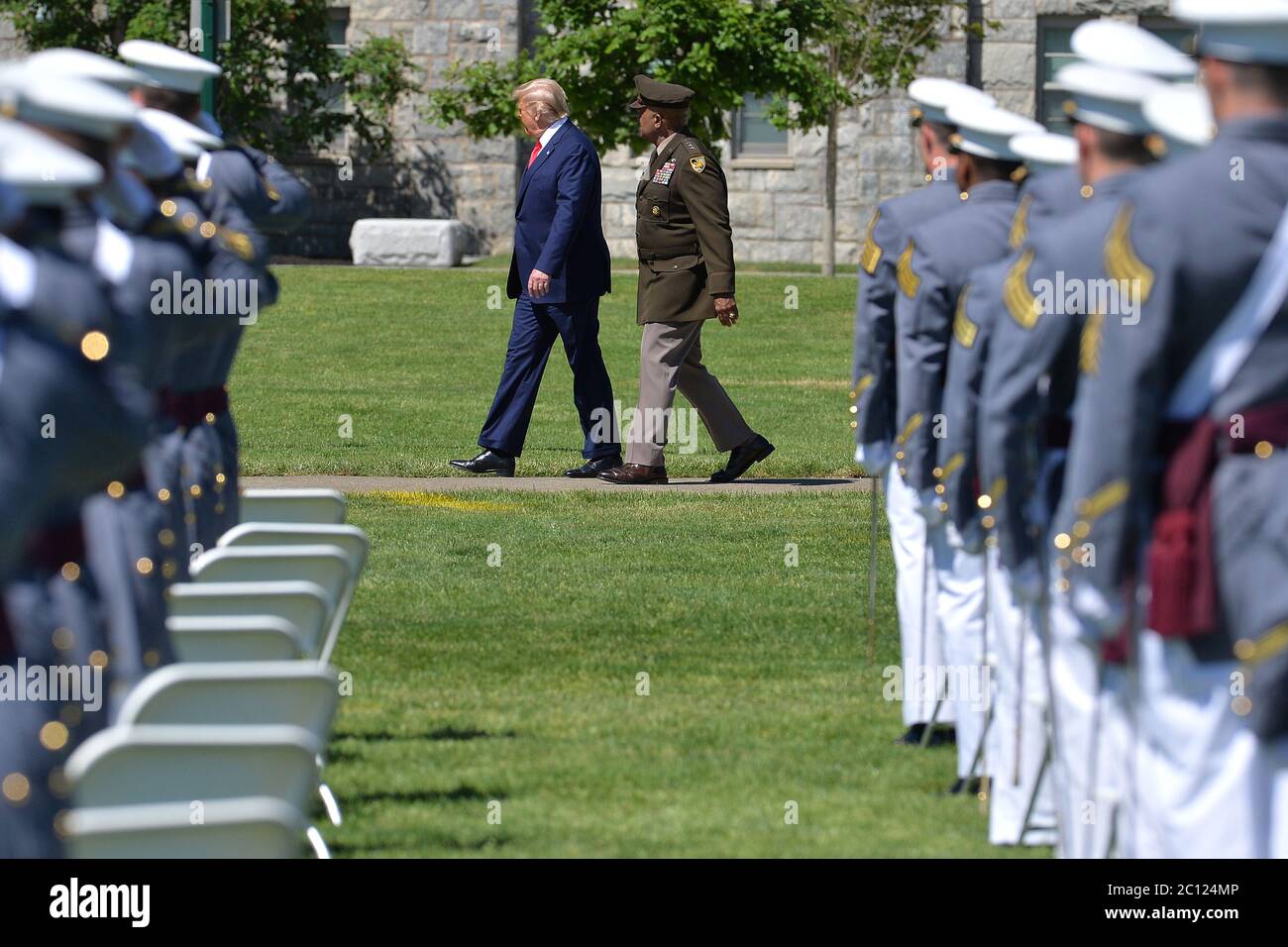 New York City, USA. 13th June, 2020. U.S. President Donald Trump and Lt ...