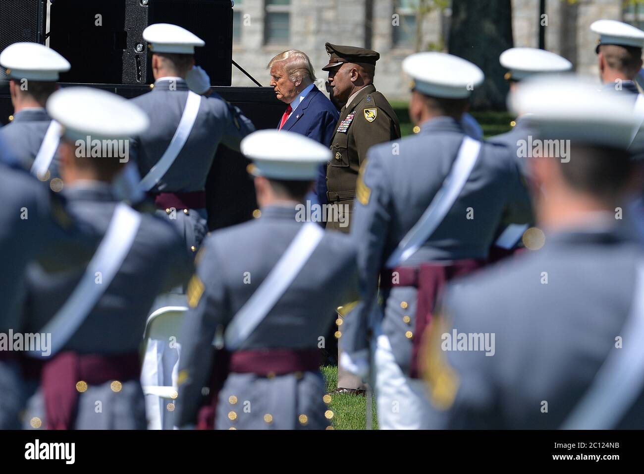 New York City, USA. 13th June, 2020. U.S. President Donald Trump and Lt ...