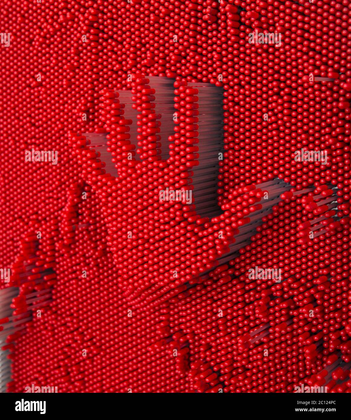 Hand pin impression hi-res stock photography and images - Alamy