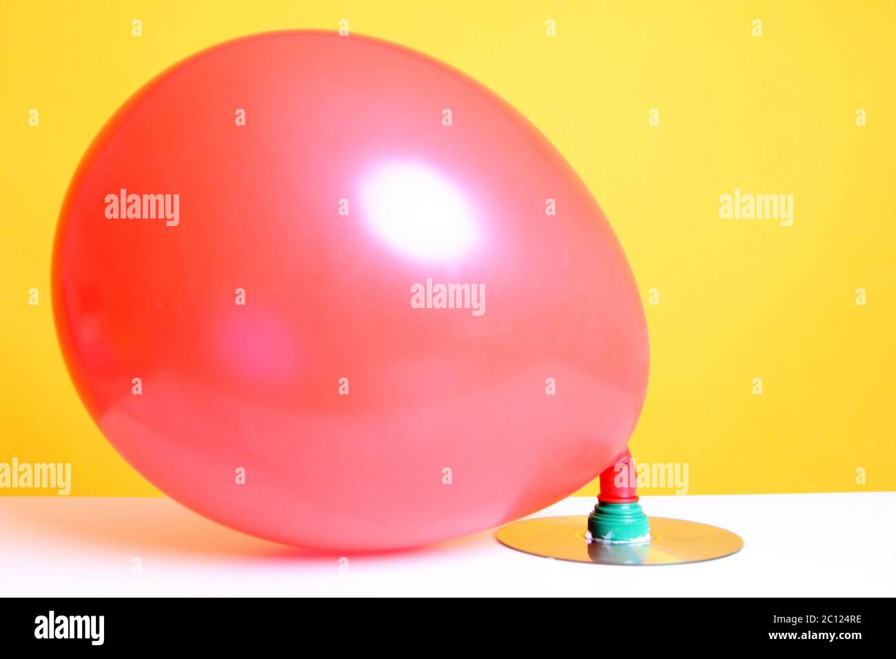 Science @ Home STEM Hovercraft made from CD DVD, bottle top and Balloon ...