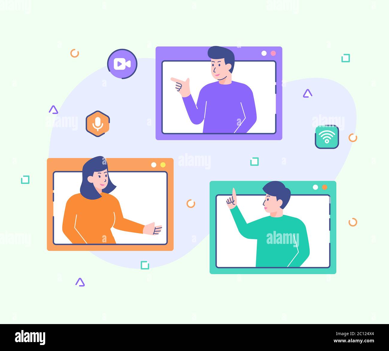 Webinar course lecture student interaction communication video ...