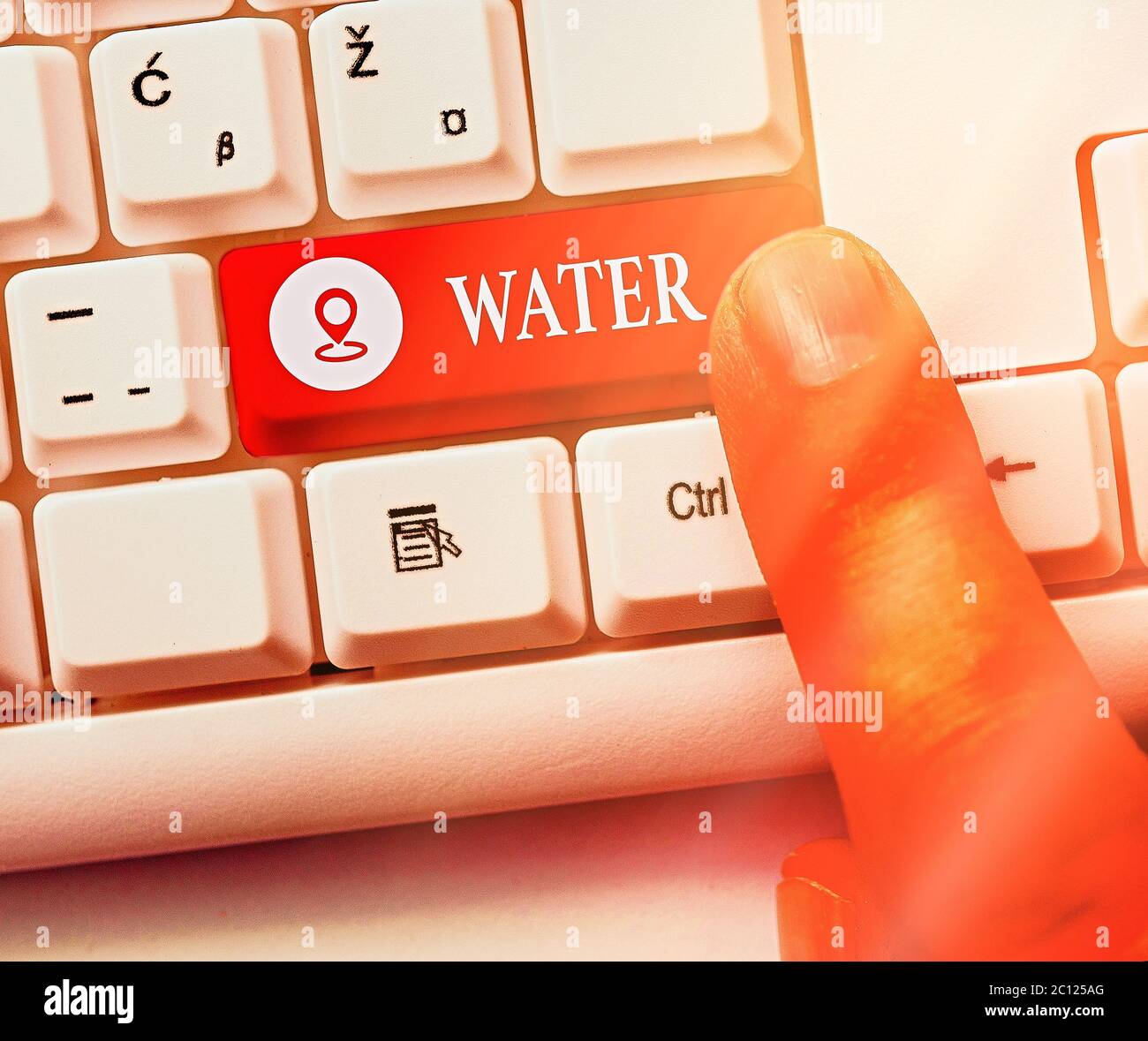 Writing note showing Water. Business concept for has the important ...