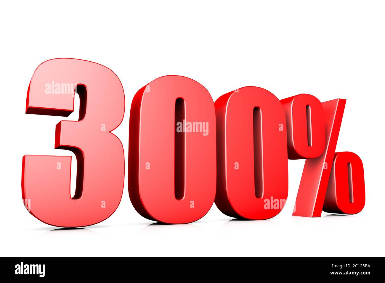 3d illustration sign of 300 Stock Photo - Alamy