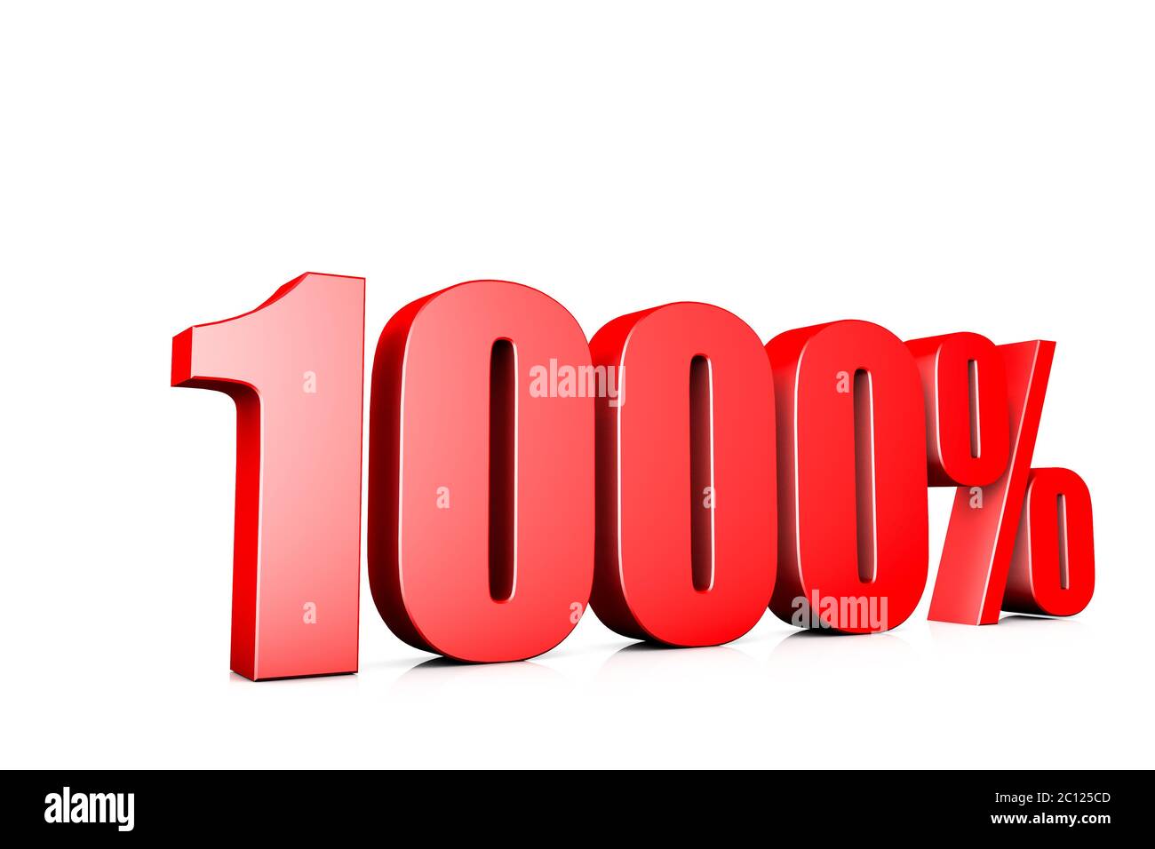 3d illustration sign of 1000 Stock Photo - Alamy