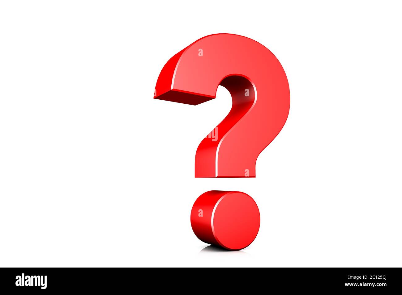 3d illustration question mark Stock Photo - Alamy