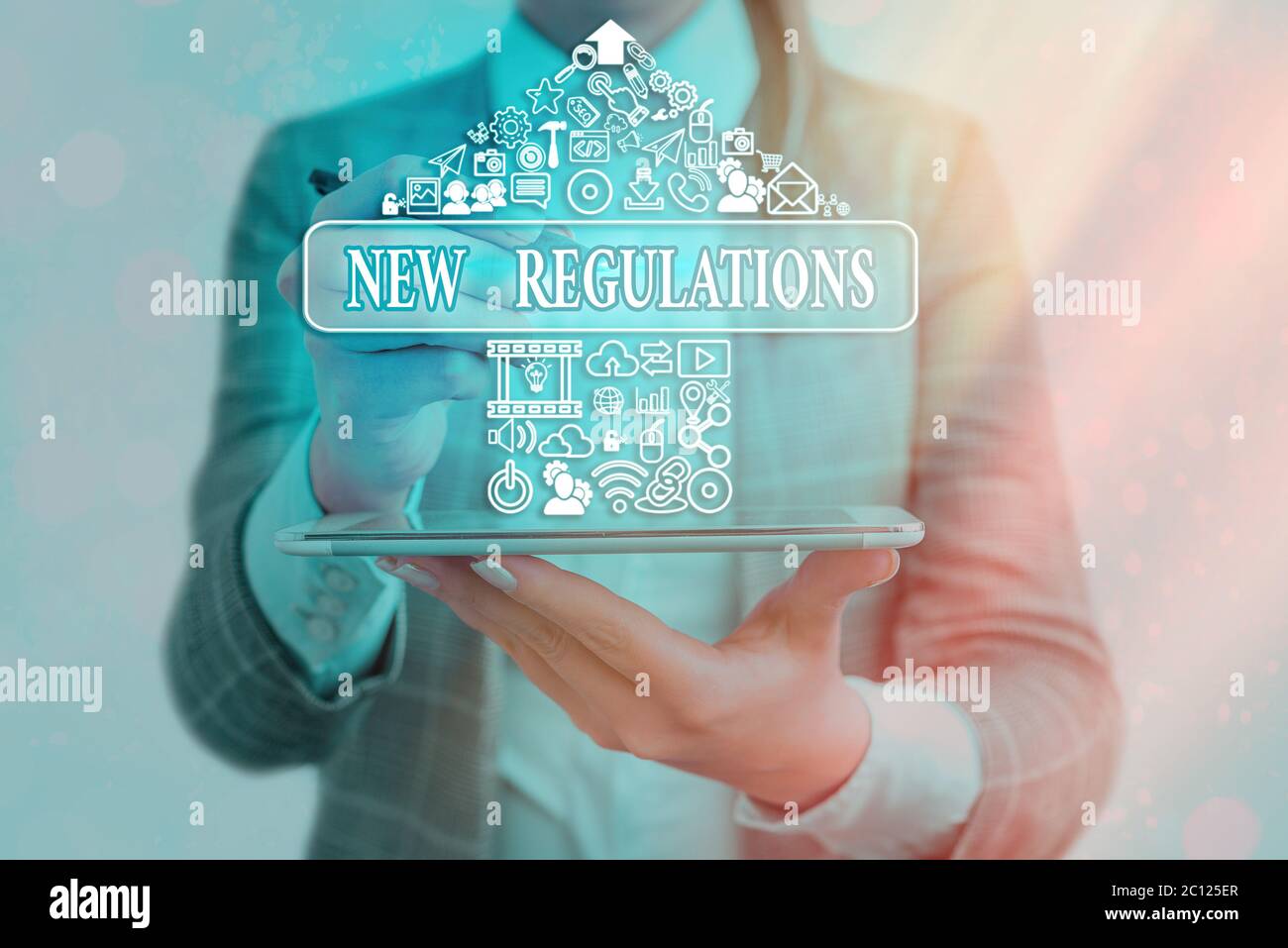 Handwriting text writing New Regulations. Conceptual photo latest ...