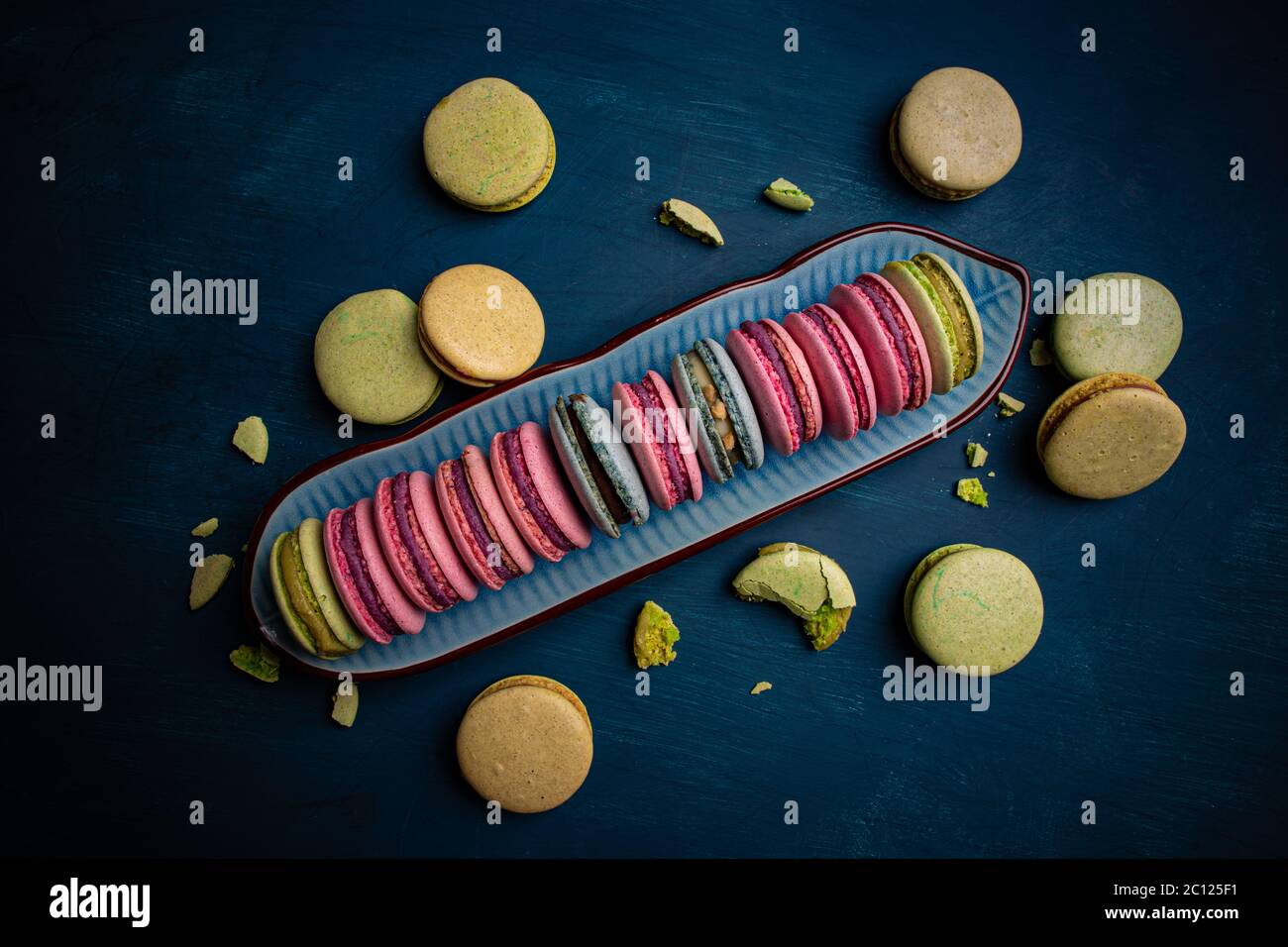 Various french food top view hi-res stock photography and images - Alamy