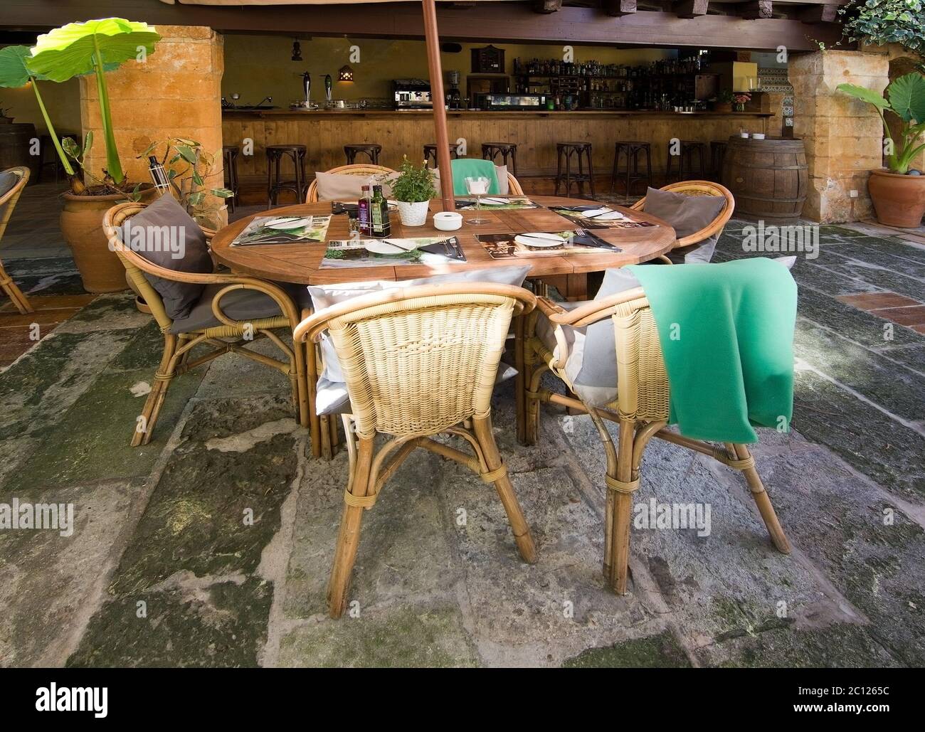 Spanish cafe interior hi-res stock photography and images - Alamy