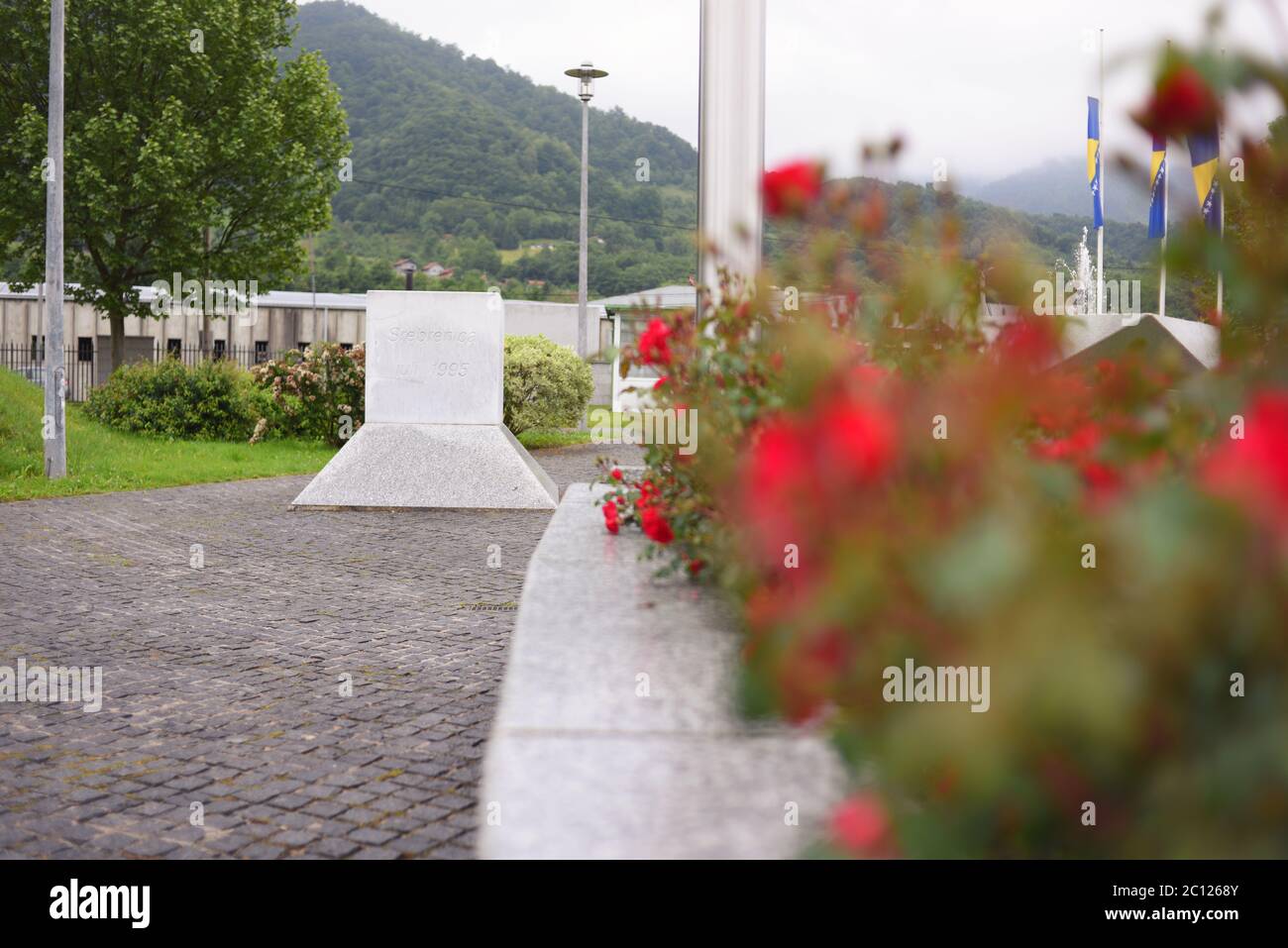 Srebrenica, Bosnia-Herzegovina, June 01 2020: Srebrenica-Potocari ...