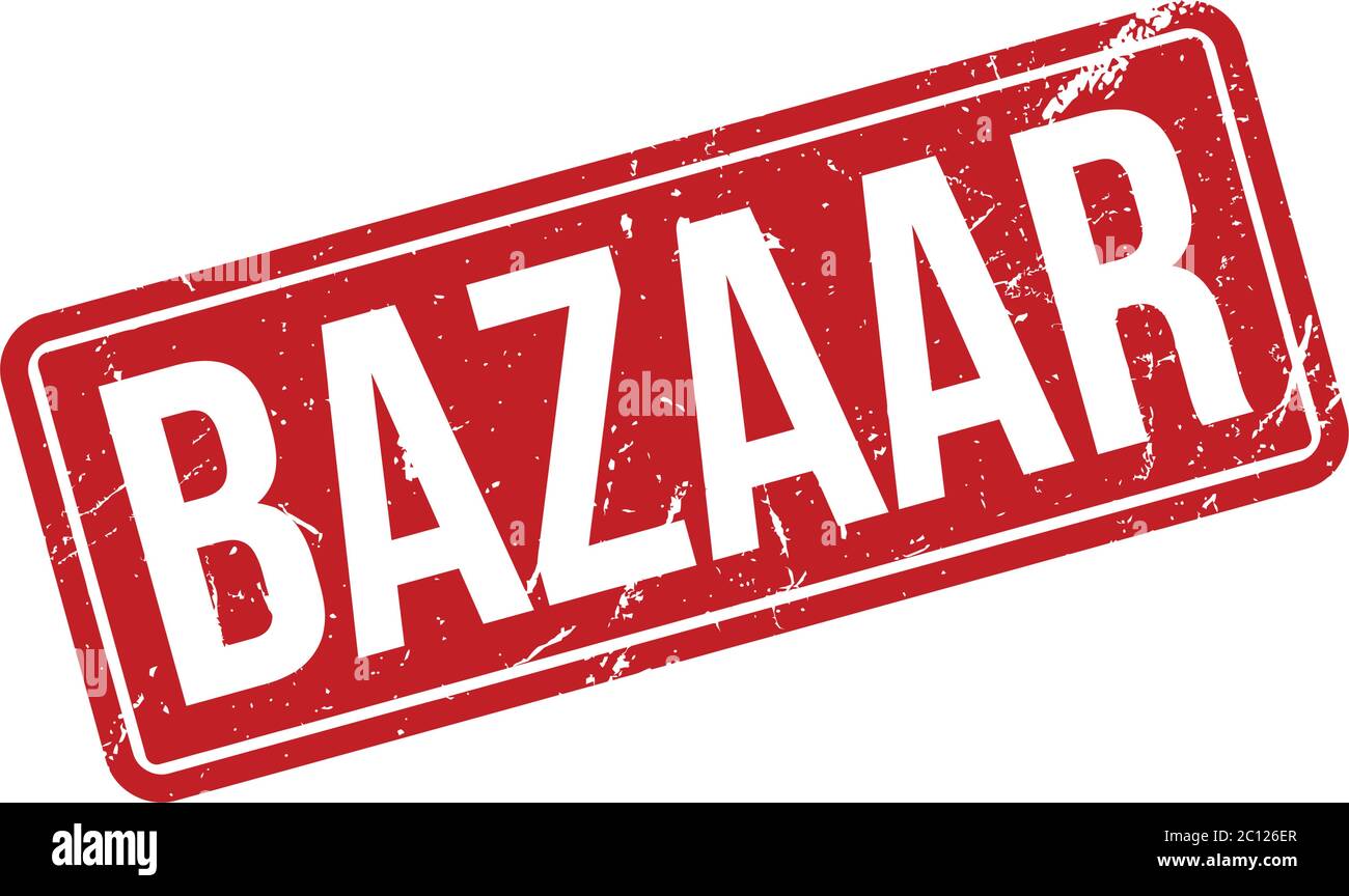 Bazaar stamp Stock Vector Images - Alamy