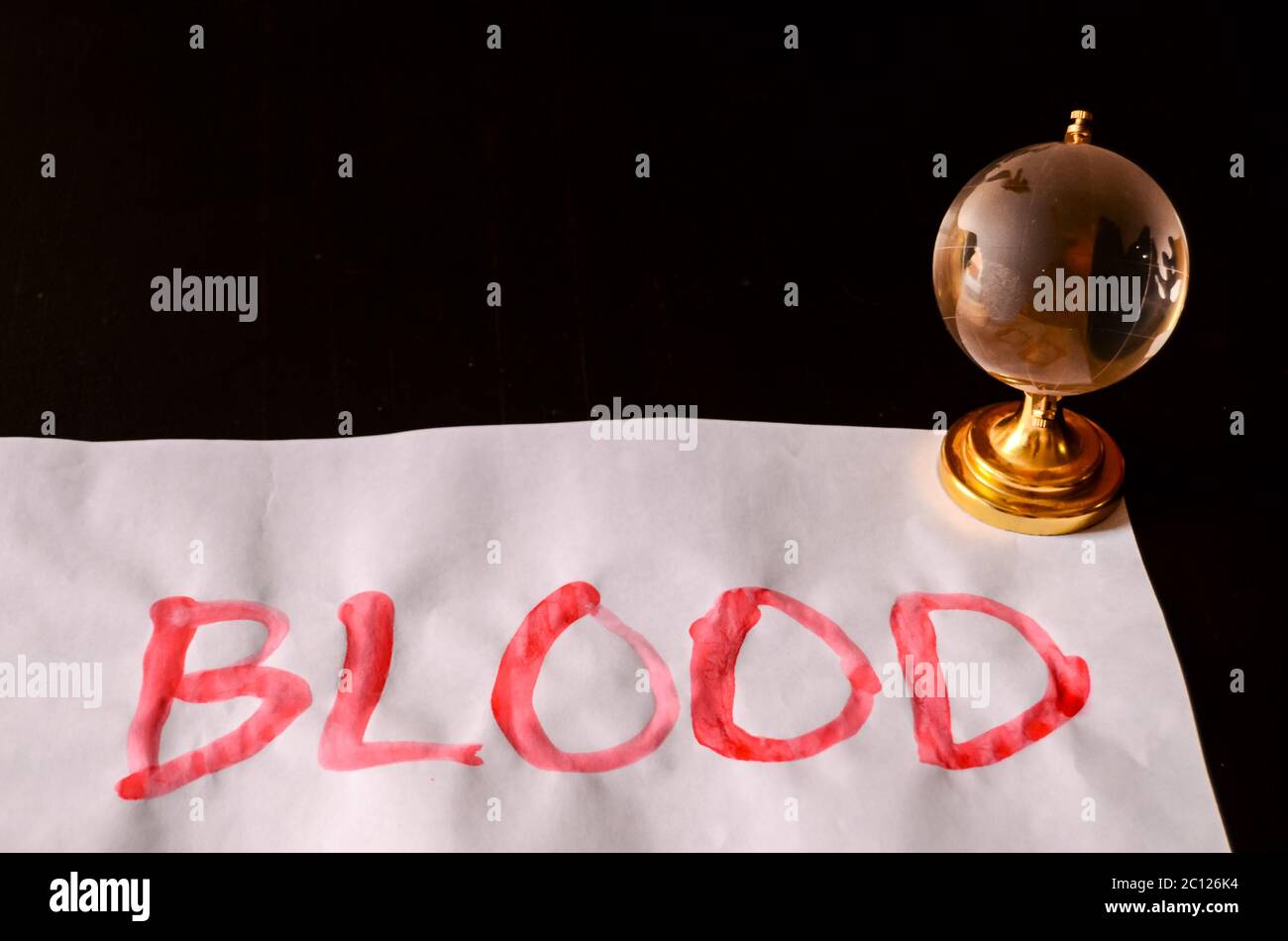 Word Blood Text Stock Photo - Alamy