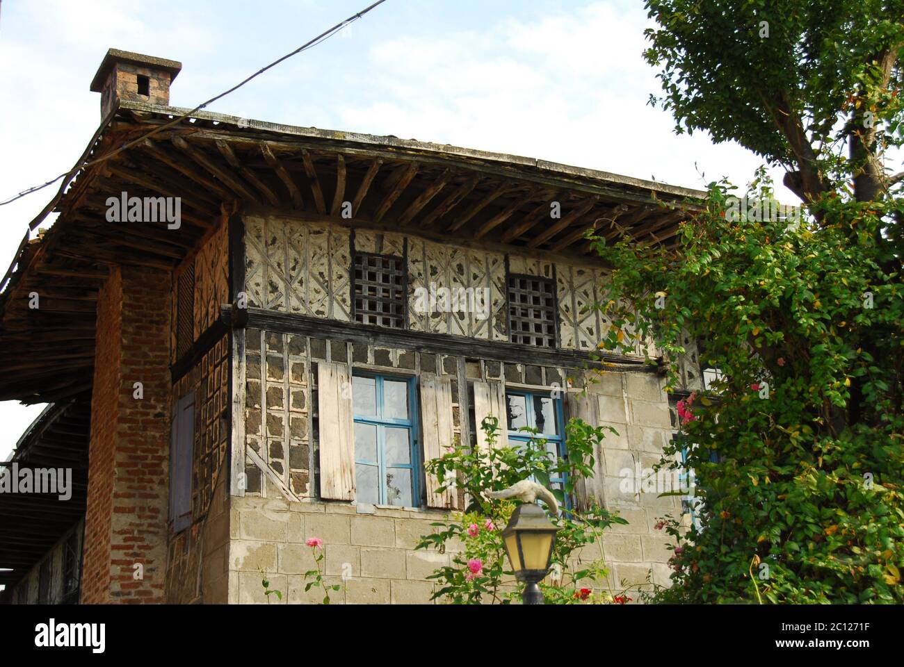 TRABZON, TURKEY - JUNE 28, 2008: Yeniay Village, Historical Mansion ...